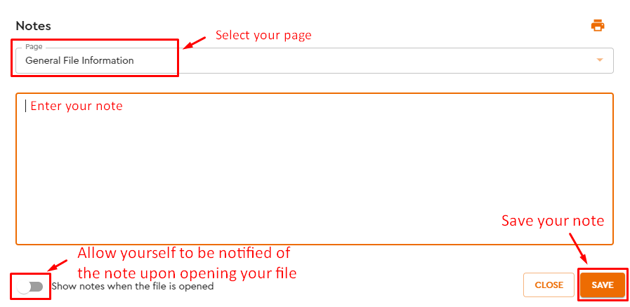 How to manage your notes in a file – Help Center